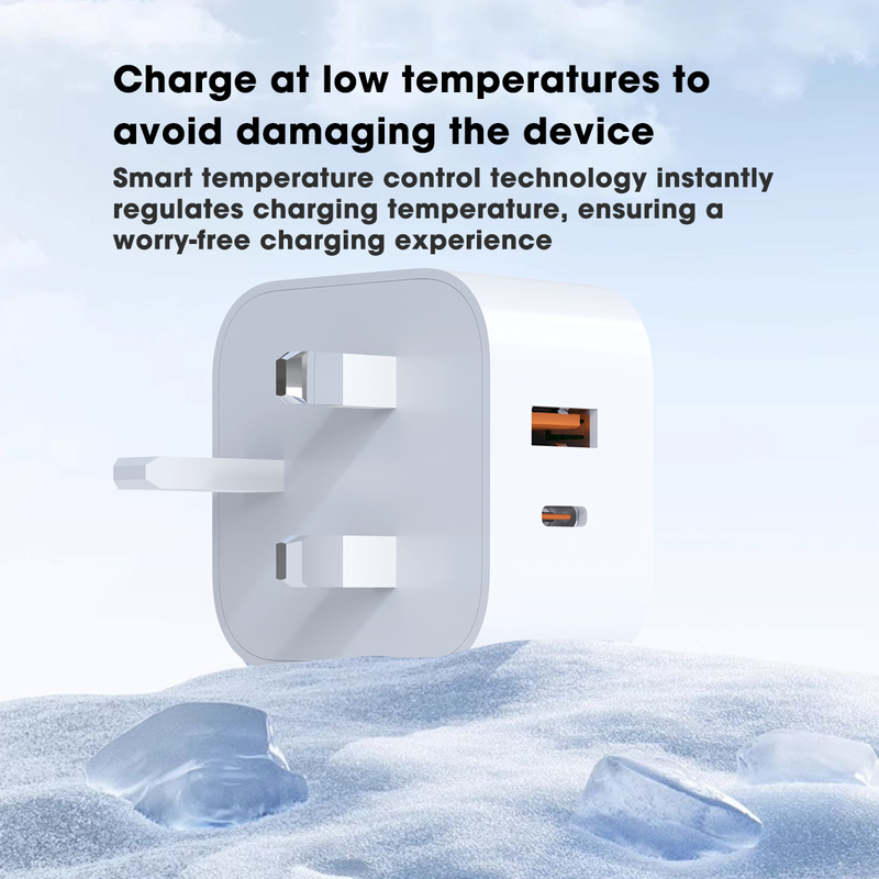 USB AVS Protocol PD 45W Charger UK Plug Type C Super Fast Charging ...