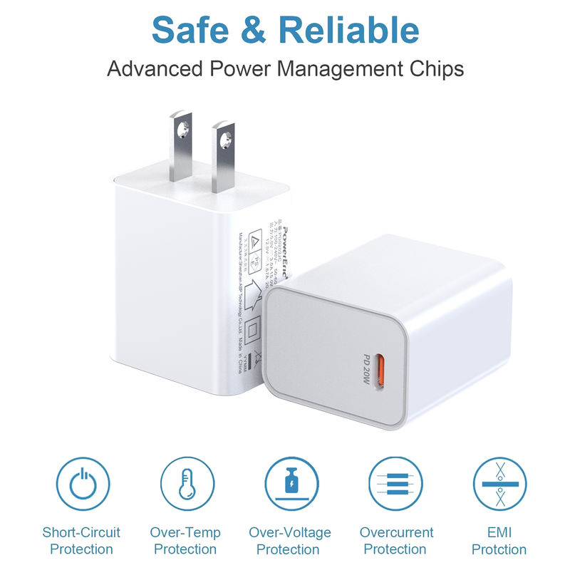 20W PD Wall Charger US Plug For Phones | Sunray AI Tech